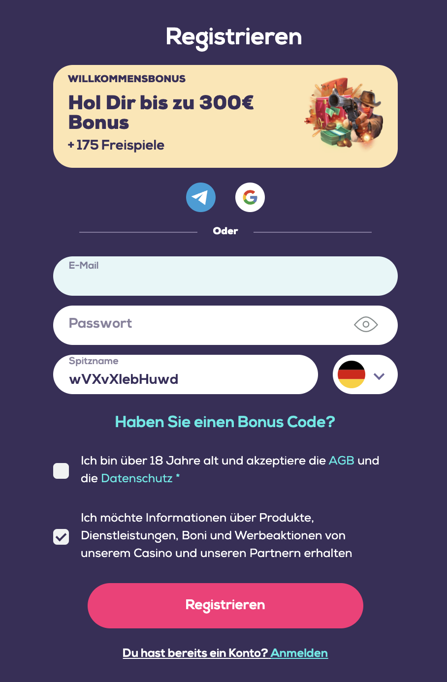 Wild Fortune Login ♥️ Bei Ihrem Konto Anmelden